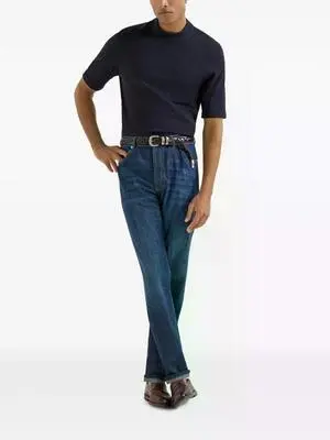 Brunello Cucinelli Button-closure Jeans - Blue