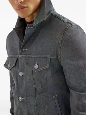 Brunello Cucinelli Chest-pocket Denim Jacket
