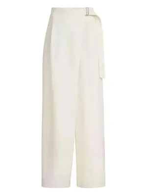 Brunello Cucinelli Belted Wide Leg Trousers