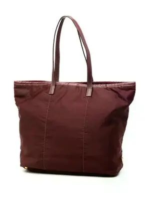 Prada Tessuto Canapa Logo Tote Bag