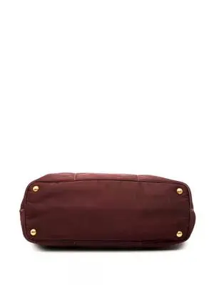 Prada Tessuto Canapa Logo Tote Bag
