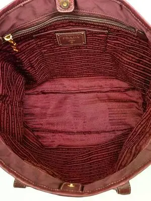 Prada Tessuto Canapa Logo Tote Bag