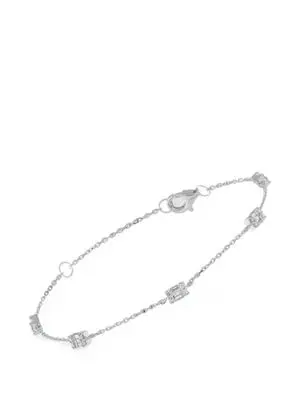 LB EXCLUSIVE 14k White Gold Diamond Tennis Bracelet - Silver