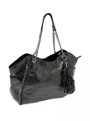 Michael Kors Python Effect Leather Satchel