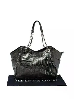 Michael Kors Python Effect Leather Satchel