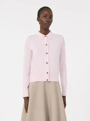 Max Mara Fine Wool Cardigan - Pink