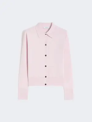 Max Mara Fine Wool Cardigan - Pink