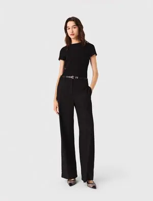 Women's Black Suits Pants