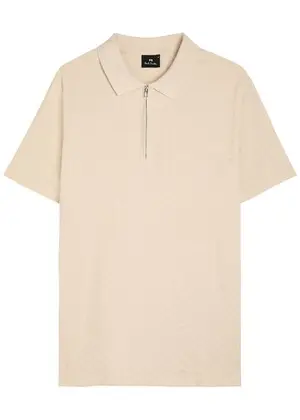 Paul Smith Textured Cotton Polo Shirt