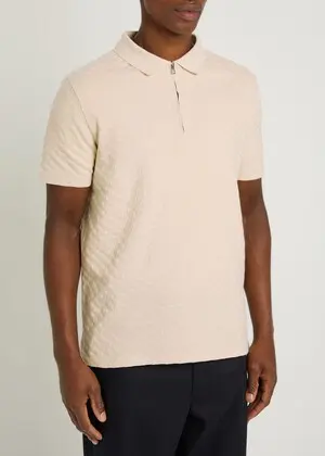 Paul Smith Textured Cotton Polo Shirt