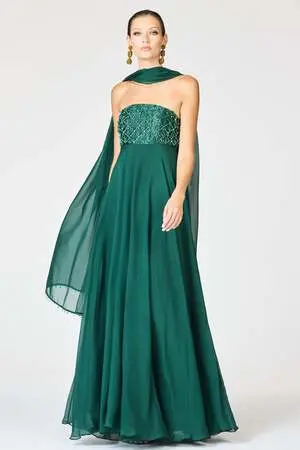 Sachin & Babi Embellished Monaco Gown
