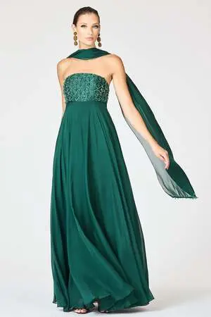 Sachin & Babi Embellished Monaco Gown