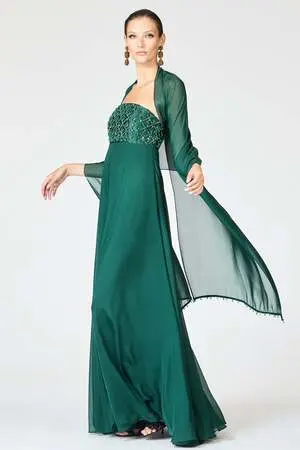 Sachin & Babi Embellished Monaco Gown