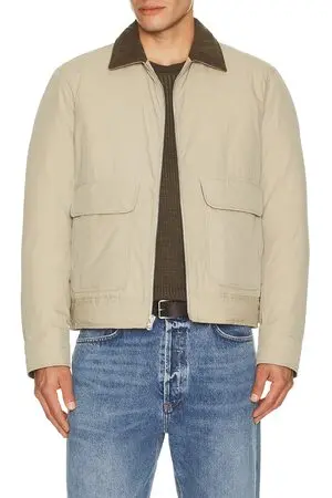 Rag & Bone Derrick Filled Jacket - Light Oatmeal