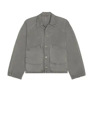 LE17SEPTEMBRE Garment Dyed Denim Hunting Jacket