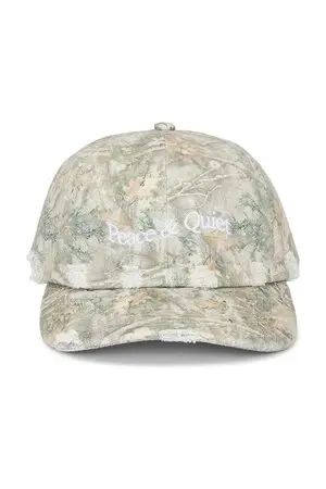 MUSEUM OF PEACE & QUIET Wordmark Camo Cap - Camouflage