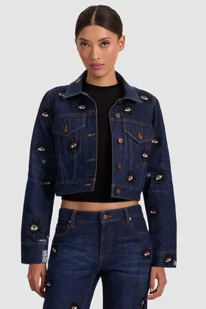 Alice + Olivia Chloe Embellished Jacket