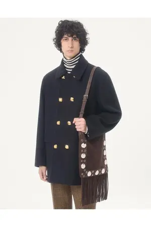 Valentino Garavani Double-breasted Wool Felt Coat