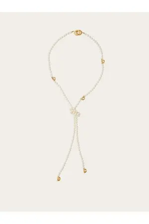 FERRAGAMO Pearl Necklace - Gold