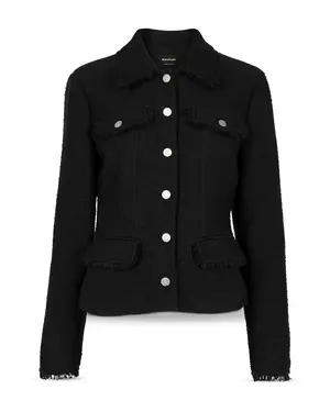 Whistles Lucie Crop Boucle Jacket