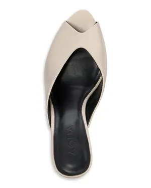 Aqua Astra Wedge Pumps - Bone