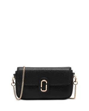Marc Jacobs Pebble J Marc Mini Leather Bag - Black