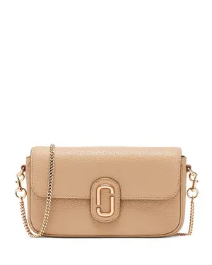 Marc Jacobs Pebble J Marc Mini Leather Bag - Camel