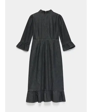 Mint Velvet Denim Midi Shirt Dress