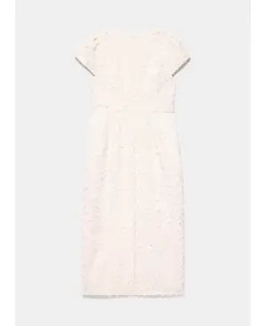 Mint Velvet Embellished Jacquard Midi Dress