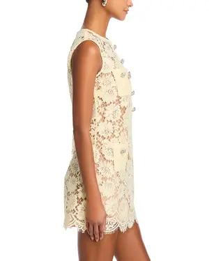 SELF-PORTRAIT Lace Mini Dress