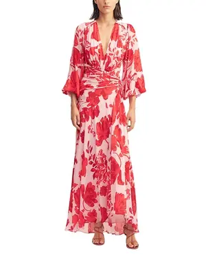 Shona Joy Aleyna Ruched Maxi Dress