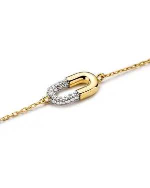 ANA LUISA Micropave Charm Blake Bracelet