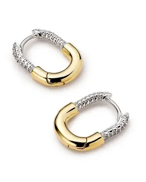 ANA LUISA Mini Micropave Brynley Hoop Earrings