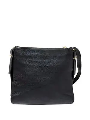 Furla Leather And Suede Messenger Bag