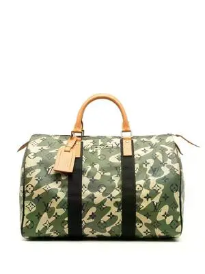 LOUIS VUITTON 2008 Monogramouflage Speedy 35 Handbag - Green
