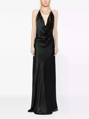 Michelle Mason Halterneck Gown