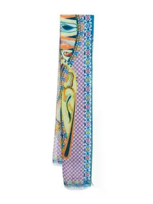 ETRO 2013 Paisley-print Geometric Scarf
