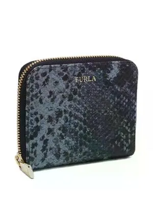 Furla Python-effect Zip Wallet