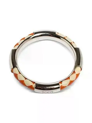 TOD'S Leather Woven Bracelet