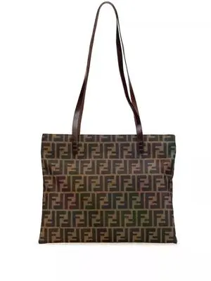 Fendi 2000-2010 Zucca Canvas Tote Bag