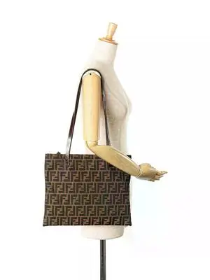 Fendi 2000-2010 Zucca Canvas Tote Bag