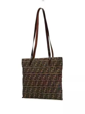 Fendi 2000-2010 Zucca Canvas Tote Bag