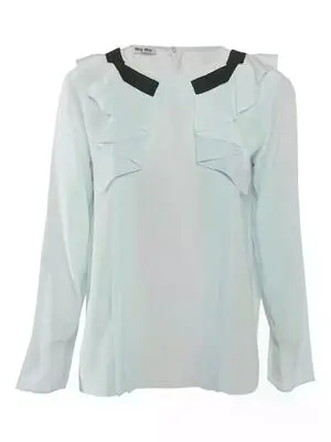 Miu Miu Long Sleeve Blouses