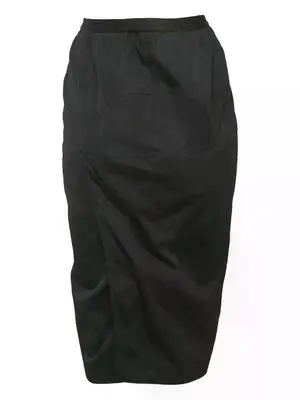 Rick Owens 2020s Cotton Midi Skirt