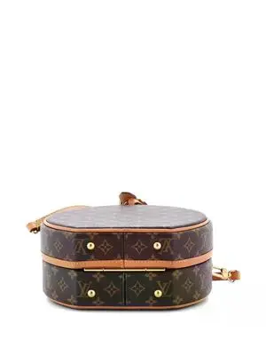 LOUIS VUITTON Petite Boite Chapeau Monogram Canvas Crossbody Bag - Brown