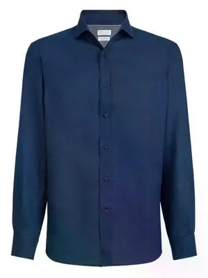 Brunello Cucinelli Linen Shirt - Blue
