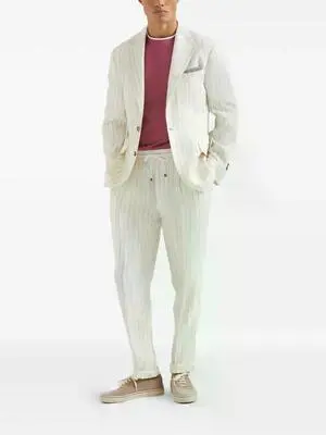 Brunello Cucinelli Faux-layering Crew-neck T-shirt - Red