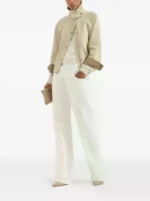 Brunello Cucinelli Button-up Jacket - Neutrals