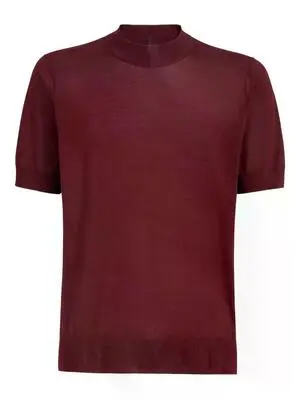 Brunello Cucinelli Mock-neck Knit T-shirt