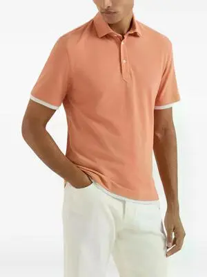 Brunello Cucinelli Button-fastening Short-sleeve Polo Shirt